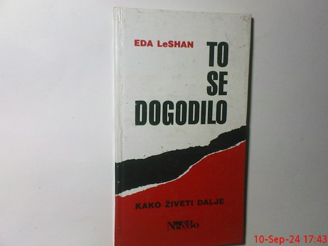 EDA LESHAN  -  TO SE DOGODILO