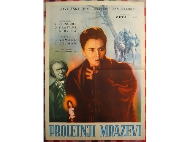 plakat PROLETNJI MRAZEVI