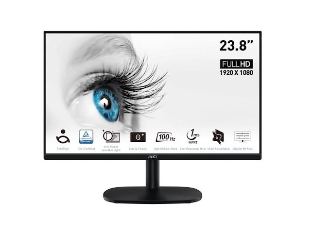 Monitor 24inc MSI PRO MP245V FHD VA 100Hz HDMI/VGA