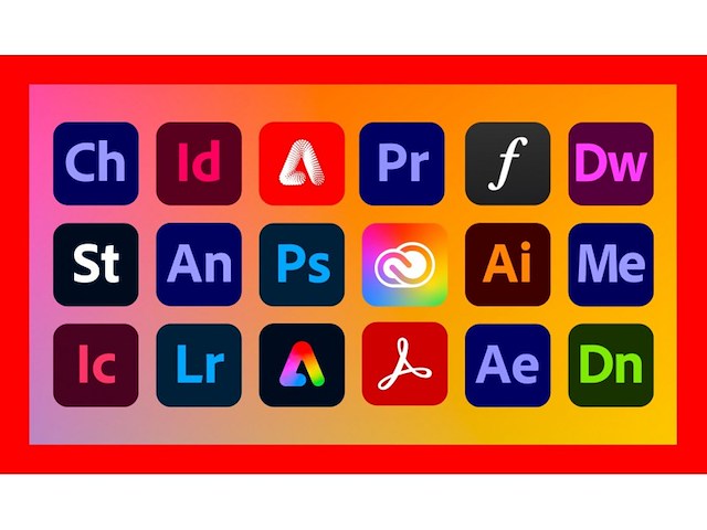 Adobe Creative Cloud 2024 - 12meseci