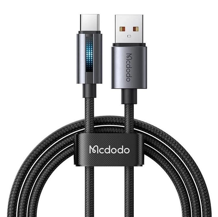 MCDODO CA-5180 KABL 100W, 6A, USB-A na TIP-C, DUŽINA 1,2m SA SVETLOM