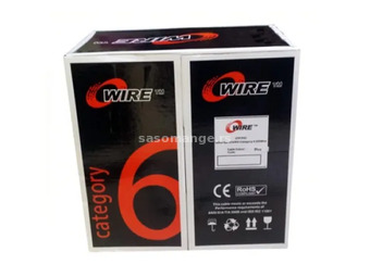 Owire LAN SFTP kabl OWIRE Cat6 Solid/CCA/0,56mm/Plavi/305m