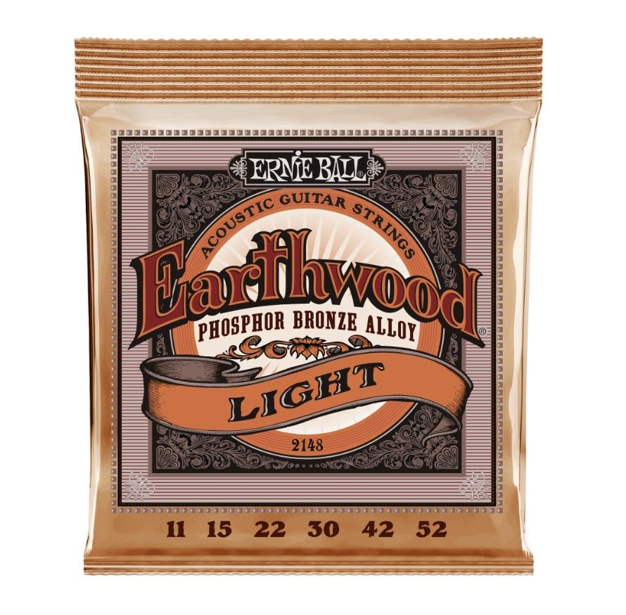 Ernie Ball P02148 Light EARTHWOOD Phospor Bronze 11-52