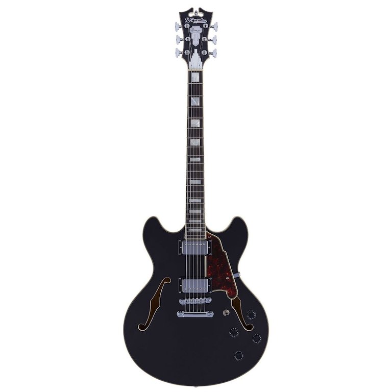 D'Angelico Premier DC Black Flake