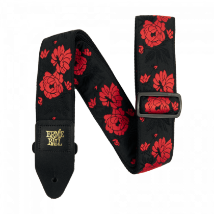 5335 JACQUARD Tango Rose Guitar Strap