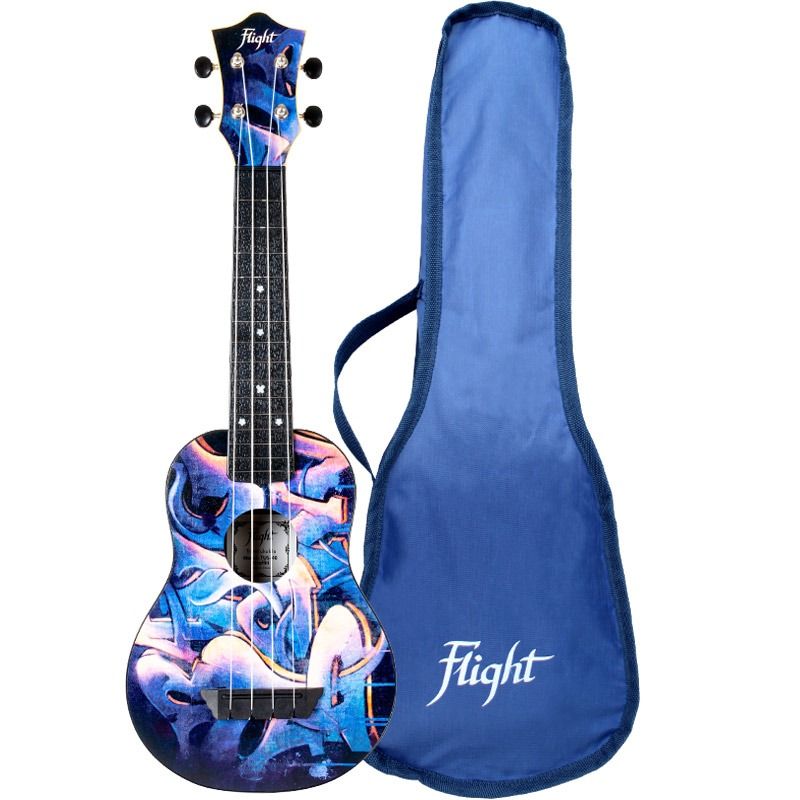 Flight TUS40 GRAFITI Travel Soprano Ukulele