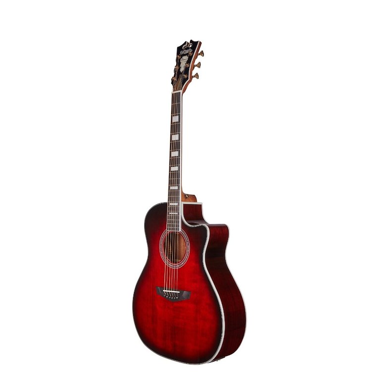 D'Angelico Premier Gramercy Trans Black Cherry burst