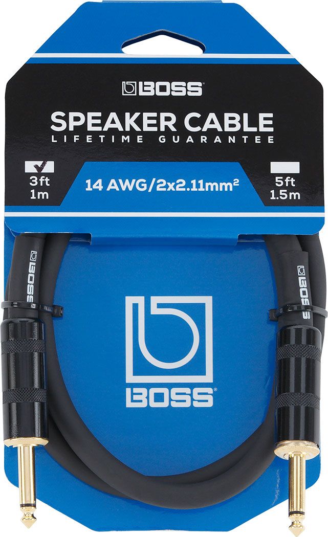 Boss BSC-3 Speaker Cable 3ft / 1m