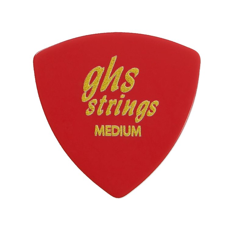 GHS A57 H STYLE GUITAR PICKS - Red - Medium Gauge