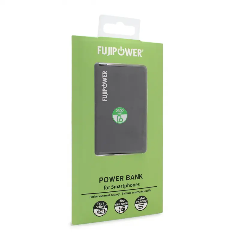 PURO Back up baterija Fujipower univerzalna 2300mAh crna