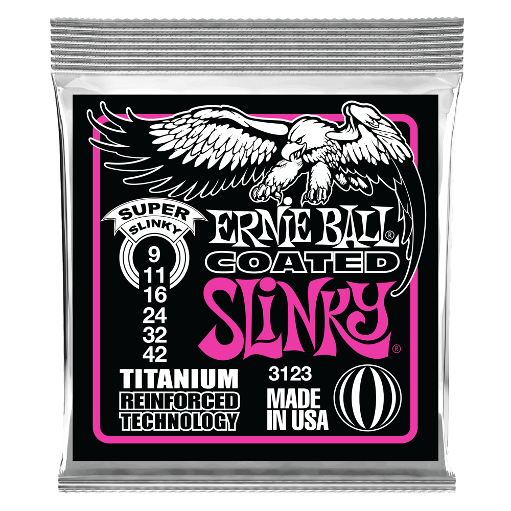 Ernie Ball Coated Super Slinky 3123