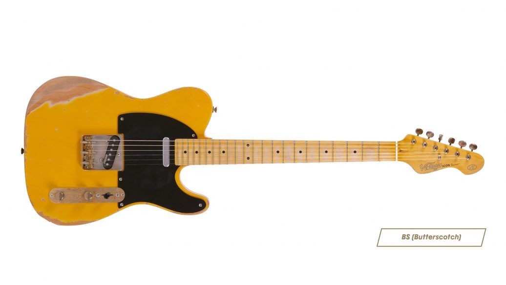 VINTAGE V52MRBS ICON električna gitara - BUTTERSCOTCH