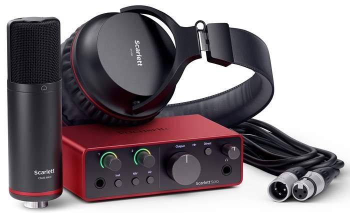 FOCUSRITE Scarlett SOLO STUDIO 4th