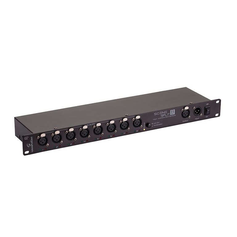 Soundsation Scenesplit 8 rack dmx distributor