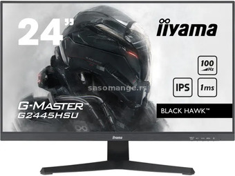 iiyama Monitor 23.8" Iiyama G2445HSU-B1 IPS 1920x1080/100Hz/1ms/HDMI/DP/USB/zvučnici