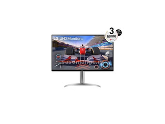 LG 31.5" UltraFine VA UHD 4K 3840x2160@144Hz, 16:9, 2500:1, 4ms, 400 cd/m, 178º/178º, HDR10, Fre...