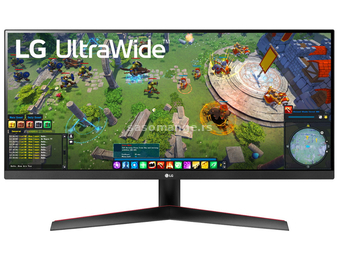 Monitor LG 29WP60G-B 29"/IPS,21:9/2560X1080/75Hz/1ms MBR/HDMI,DP,USB C/Freesync/VESA/crna