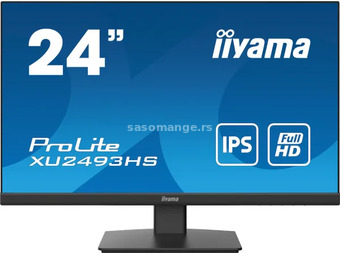 iiyama Monitor 23.8" Iiyama XU2493HS-B4 IPS 1920x1080/75Hz/4ms/HDMI/DP/VGA/zvučnici