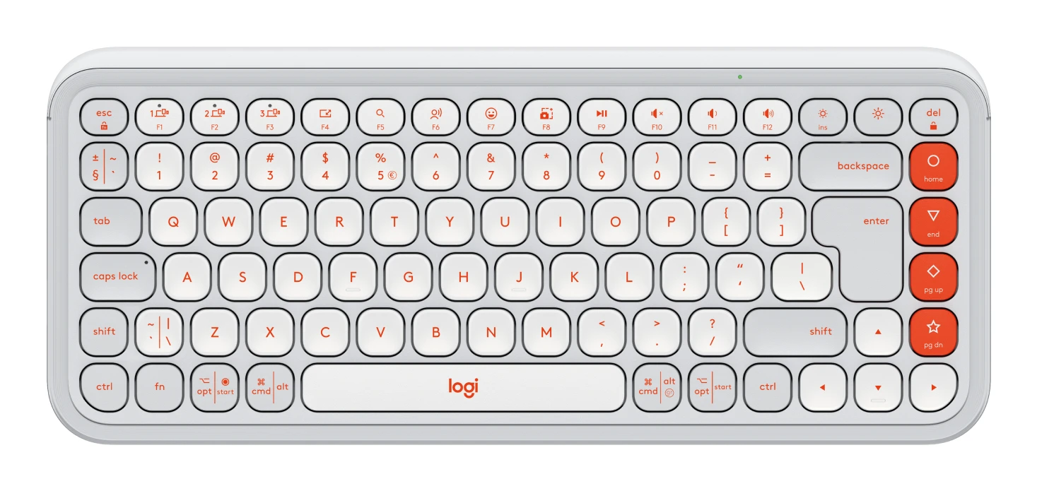 Logitech Pop Icon Keys (920-013072) bela bežična tastatura