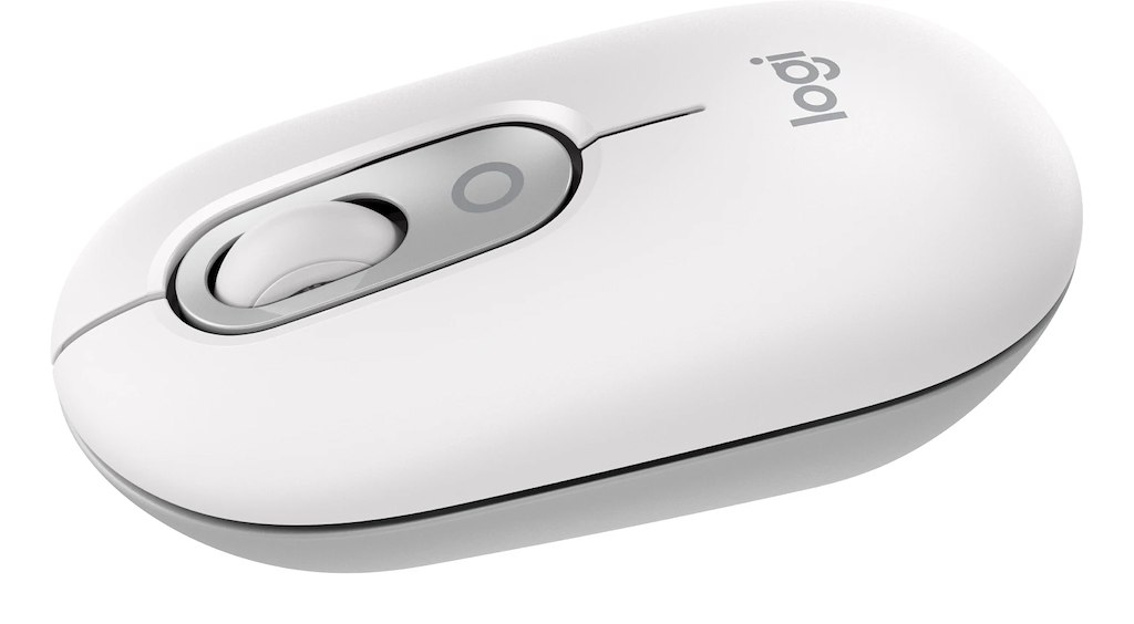 Logitech Pop Mouse Emoji (910-007411) beli bežični optički miš 4000dpi