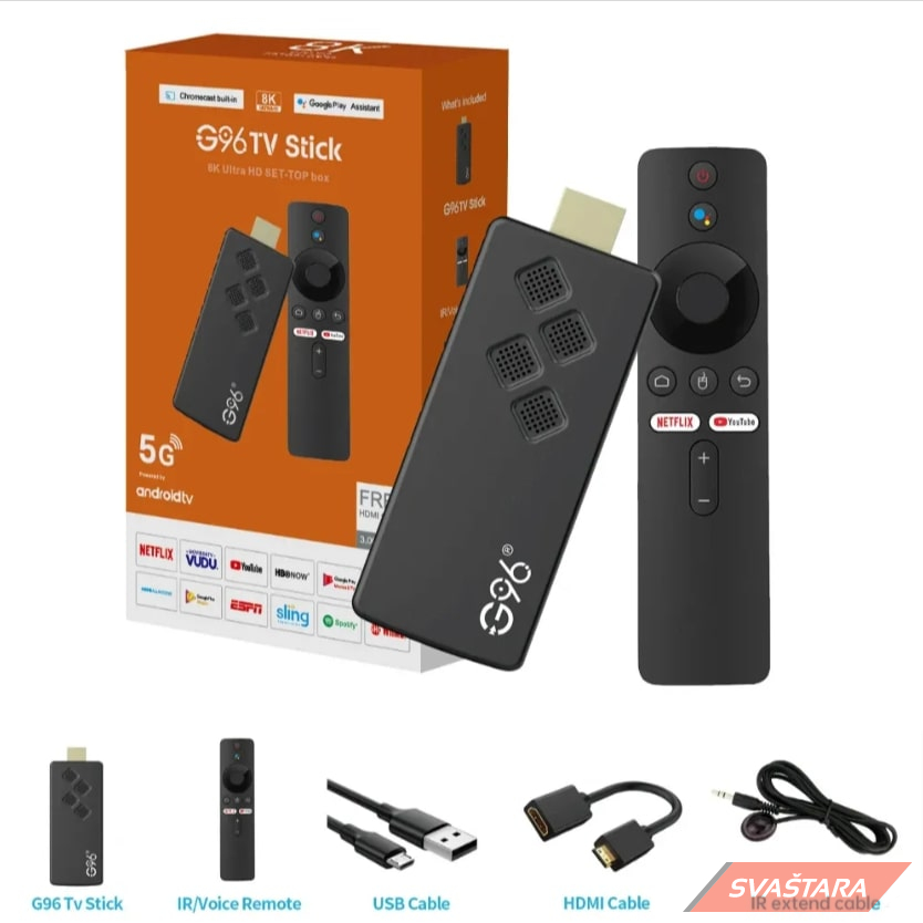 G96 Smart tv stick za gledanje besplatne kablovske