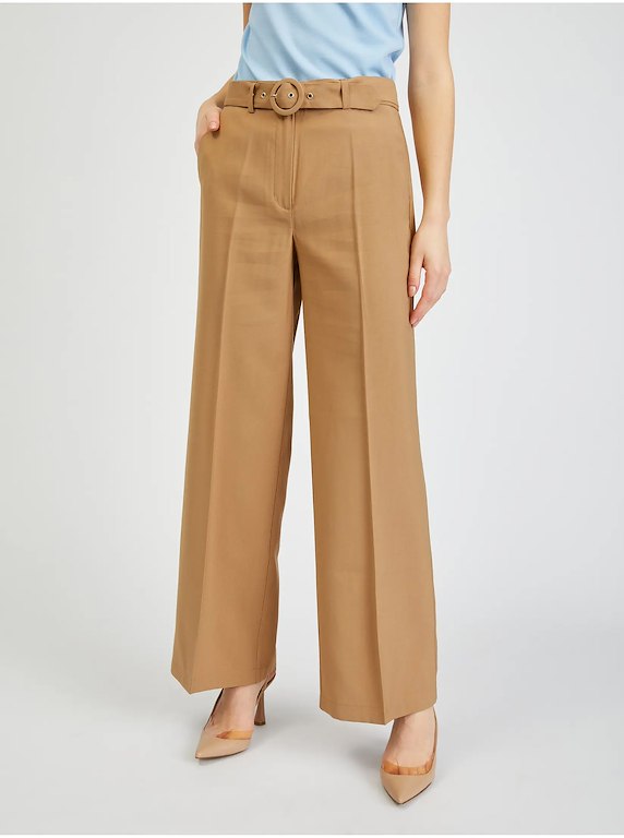 Orsay Ženske pantalone 355041080000, Wide leg, Smeđe