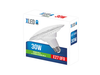 XLED E27 CL-SPO030 30W LED Sijalica 4000K/UFO/Fi150/185-265V,Bela