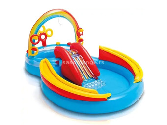 Bazen za decu Play Centar Rainbow Ring 297x193x135 cm INTEX 57453