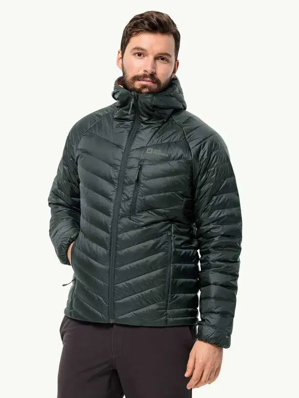 JACK WOLFSKIN Muška jakna Passamani Down Hoody JW-1207241 zelena