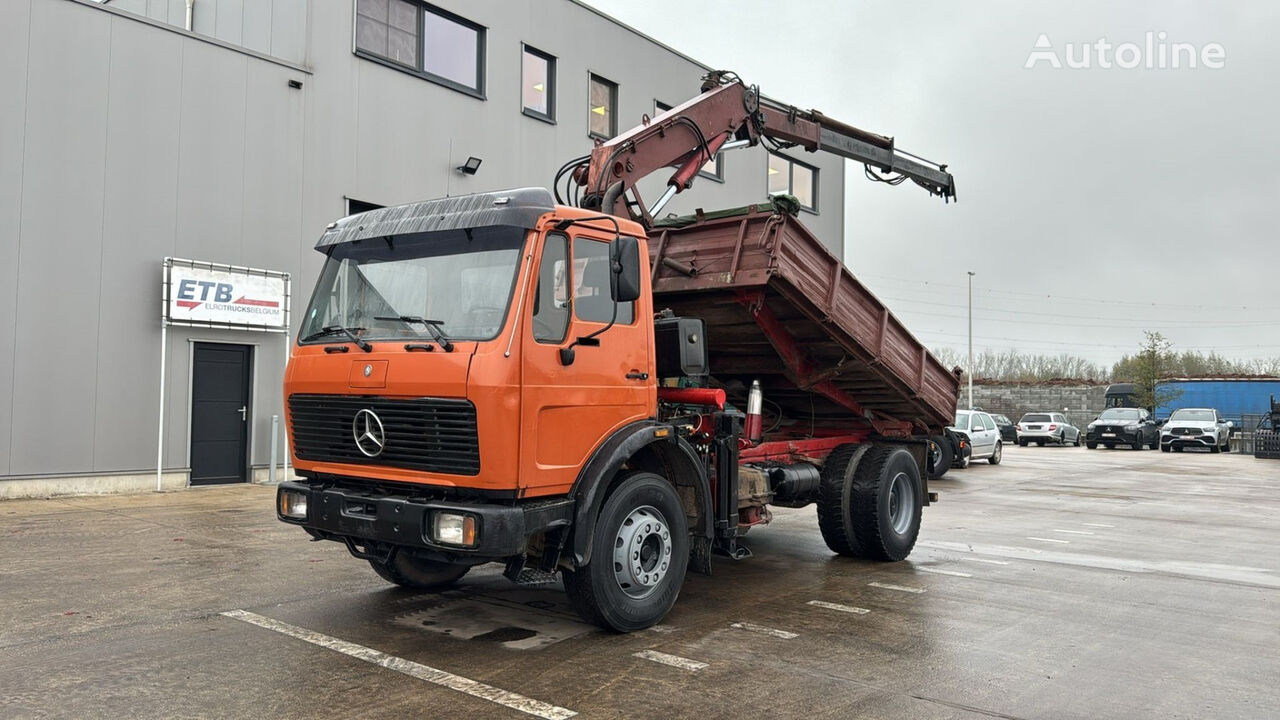 Mercedes-Benz SK 1922 (GRAND PONT / LAMES / V6 / 10 TON ATLAS CRANE) kiper