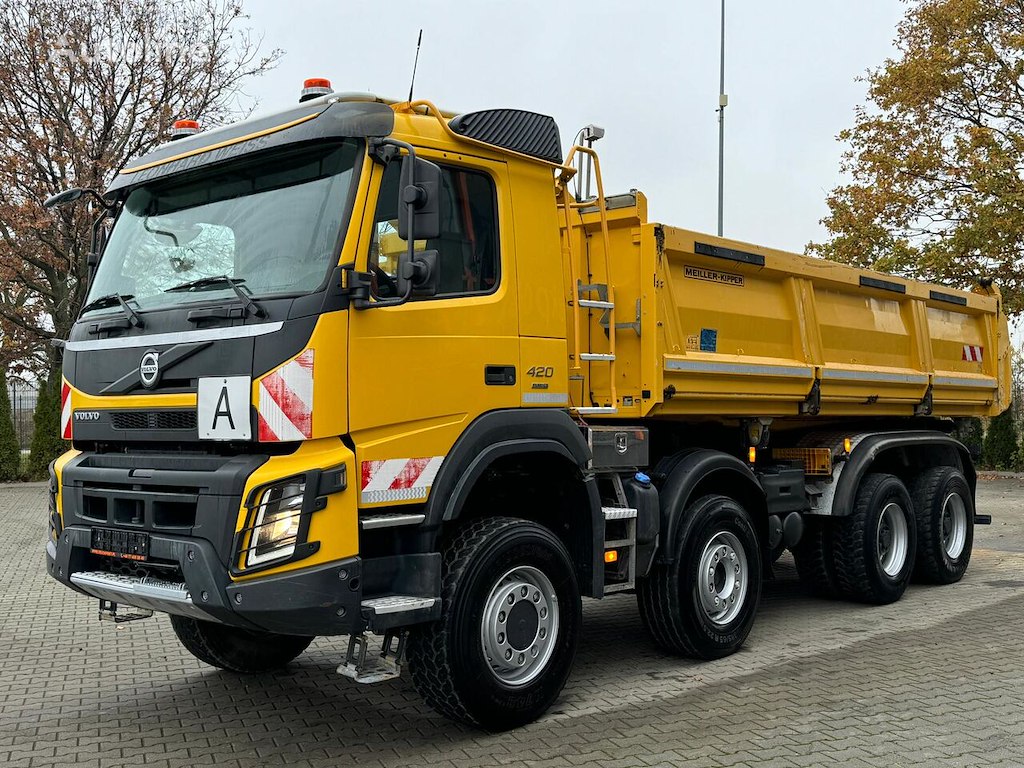 Volvo FMX 420 8x6 EURO6 WYWROTKA TRÓJSTRONNA Z BORDMATIKIEM kiper