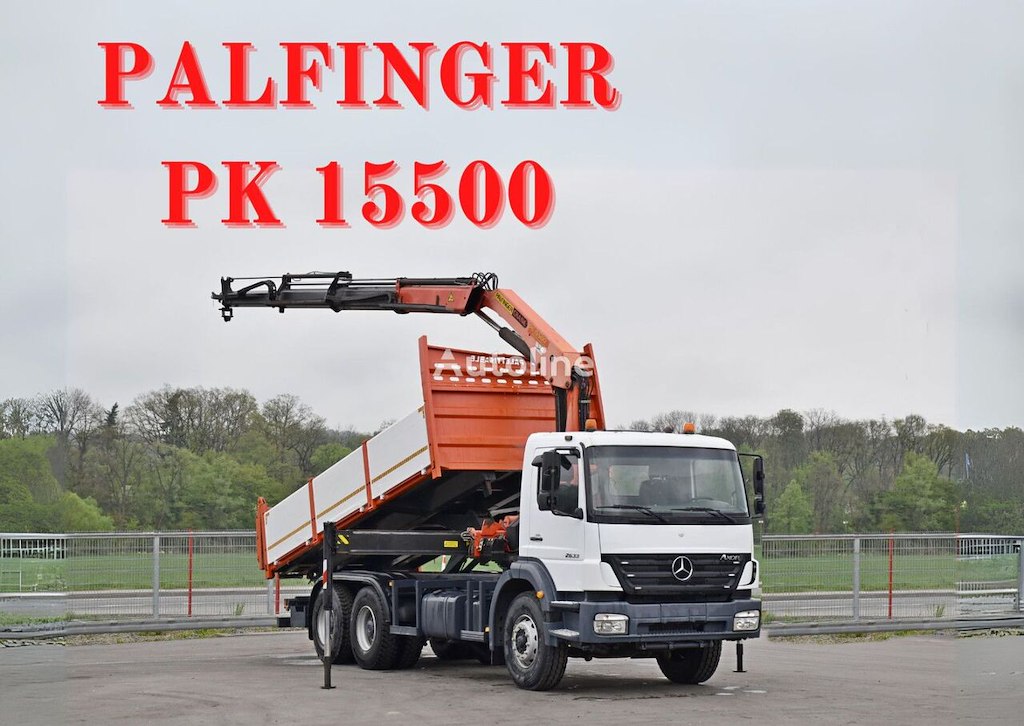 Mercedes-Benz AXOR 2633 * KIPPER + PK 15500 + FUNK* 6x4 * TOP kiper