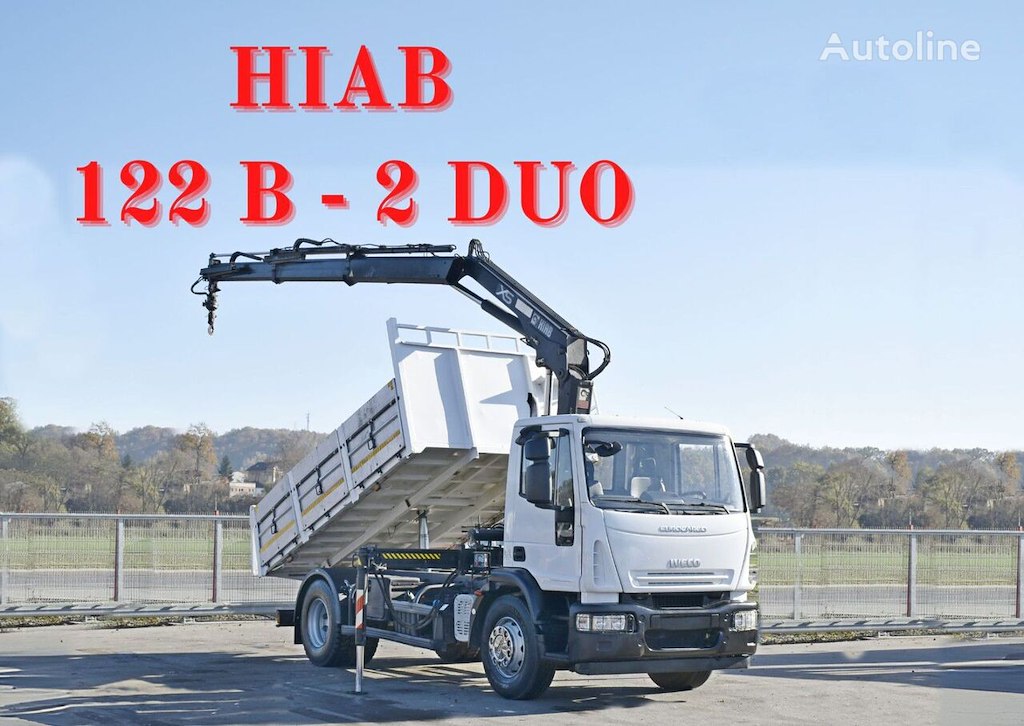 IVECO Eurocargo 180E28 *HIAB 122 B-2 DUO* TOPZUSTAND kiper