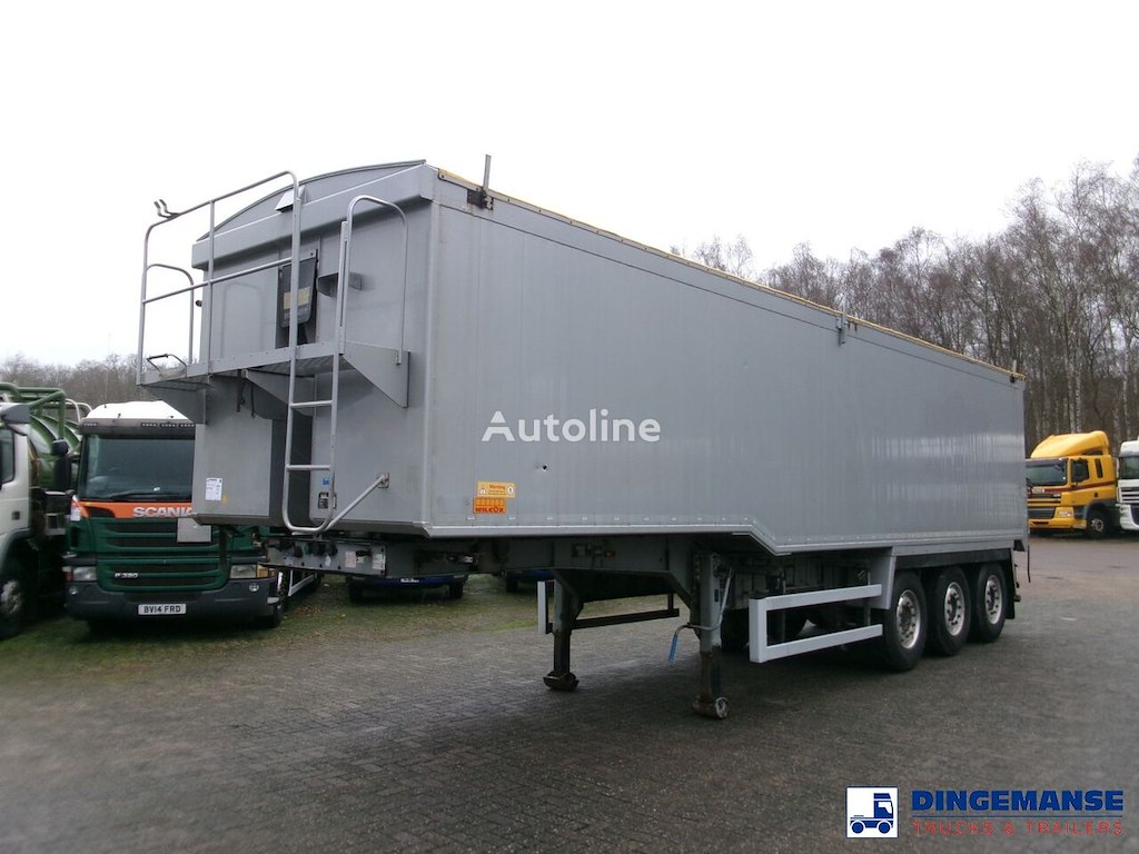 Wilcox Tipper trailer alu 52 m3 + tarpaulin kiper