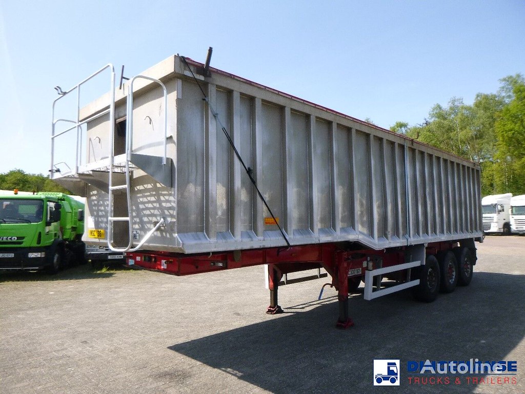 Wilcox Tipper trailer alu 55 m3 + tarpaulin kiper