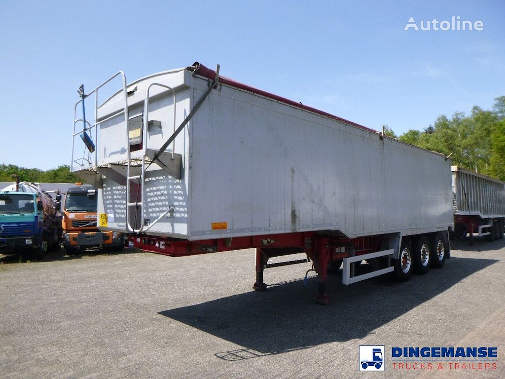 Wilcox Tipper trailer alu 55 m3 + tarpaulin kiper