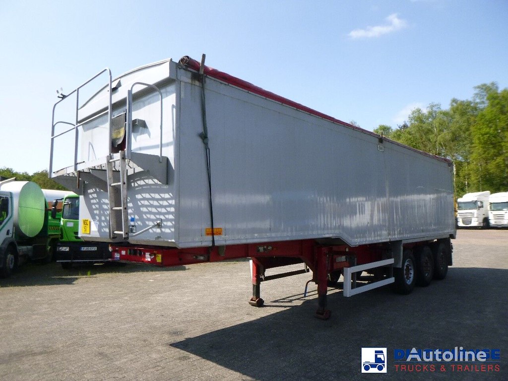 Wilcox Tipper trailer alu 55 m3 + tarpaulin kiper