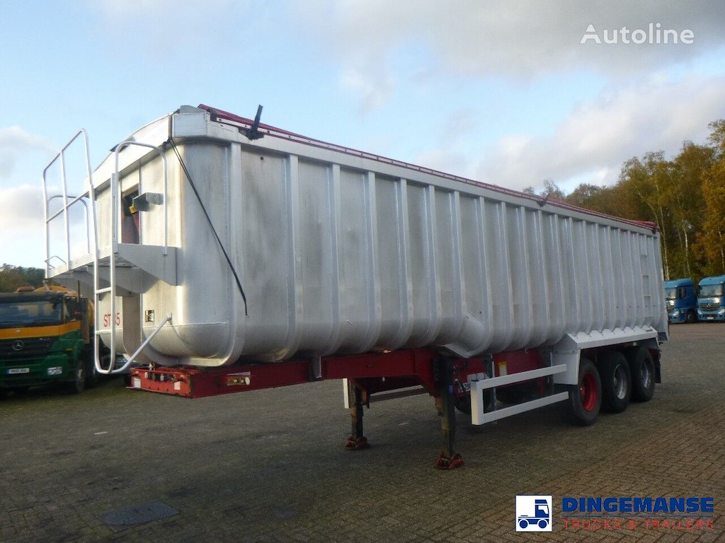 Montracon Tipper trailer alu 53.6 m3 + tarpaulin kiper