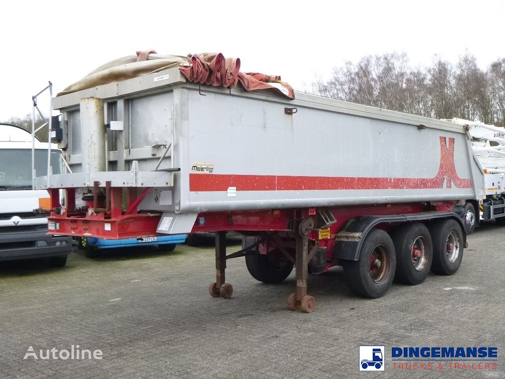 Meierling Tipper trailer alu 21 m3 + tarpaulin kiper