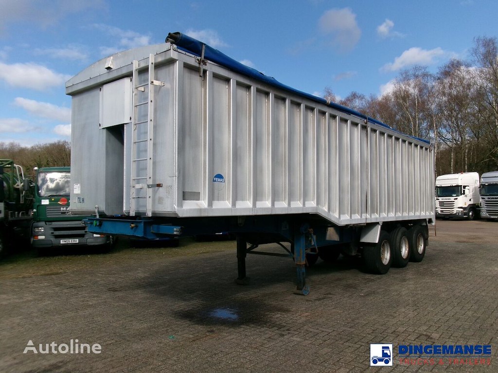 United Trailers Tipper trailer alu 52 m3 + tarpaulin kiper