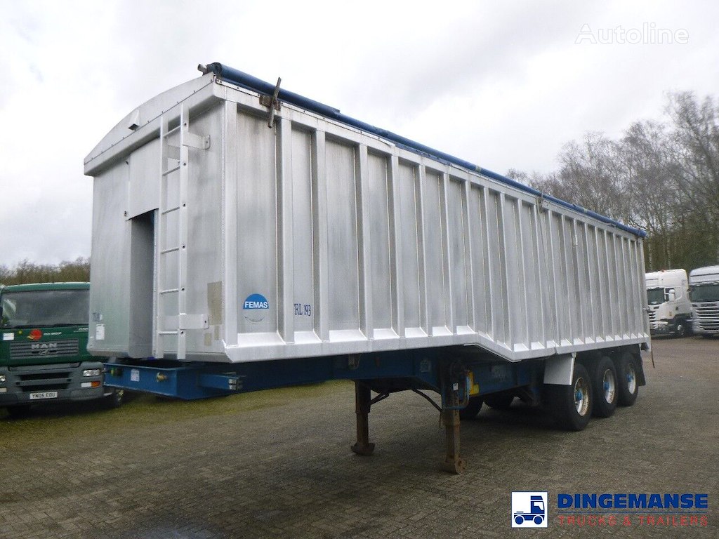 United Trailers Tipper trailer alu 52 m3 + tarpaulin kiper