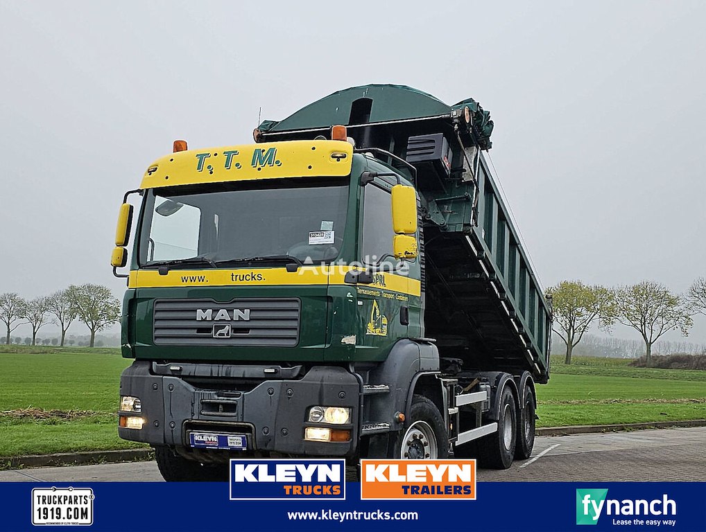 MAN 26.430 TGA tipper + tractor kiper