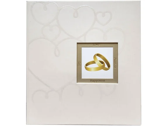 Viter Album 13x18/200 wedding hearts b