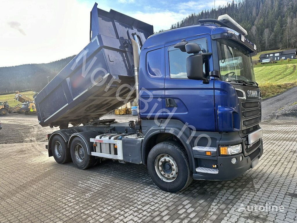 Scania R730 *6x4 *COMBI *TRACTOR + DUMPER *FULL STEEL *RETARDER kiper