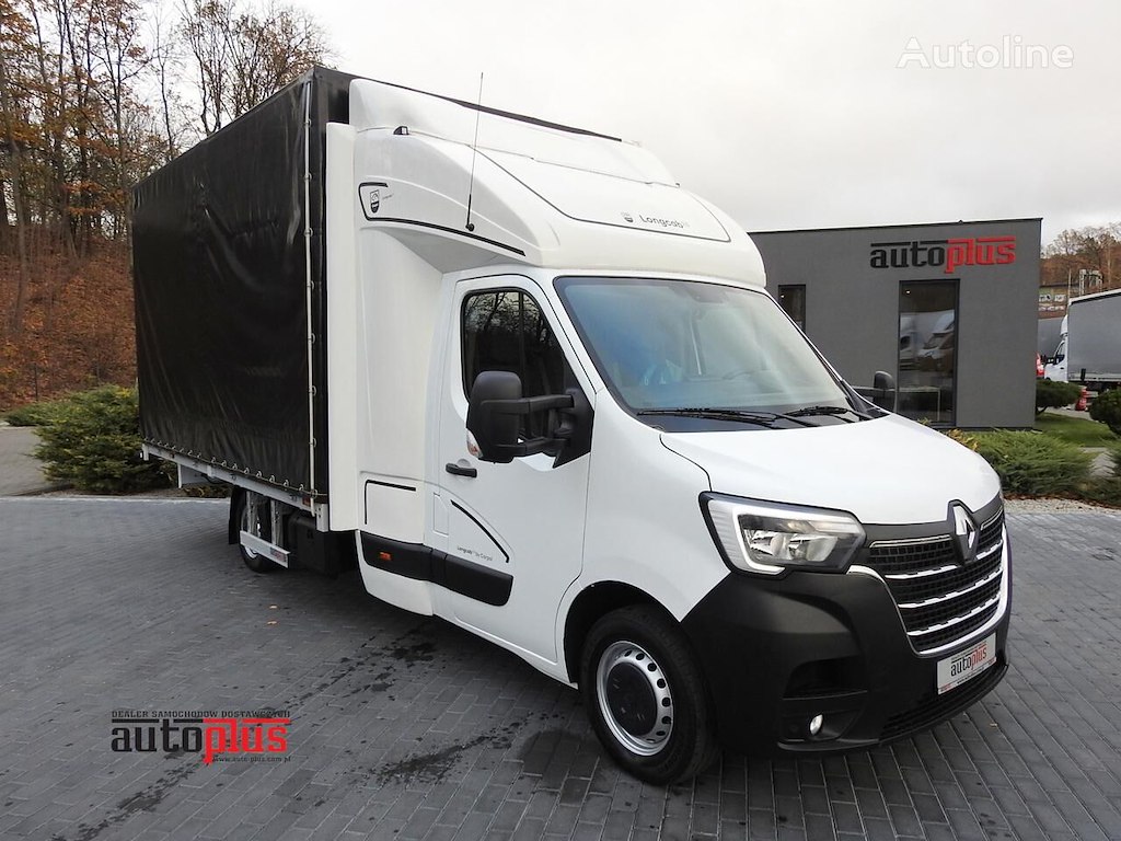 Renault MASTER PLANDEKA 10 PALET WEBASTO TEMPOMAT KLIMATYZACJA LEDY PNEU kamion s ceradom < 3.5t