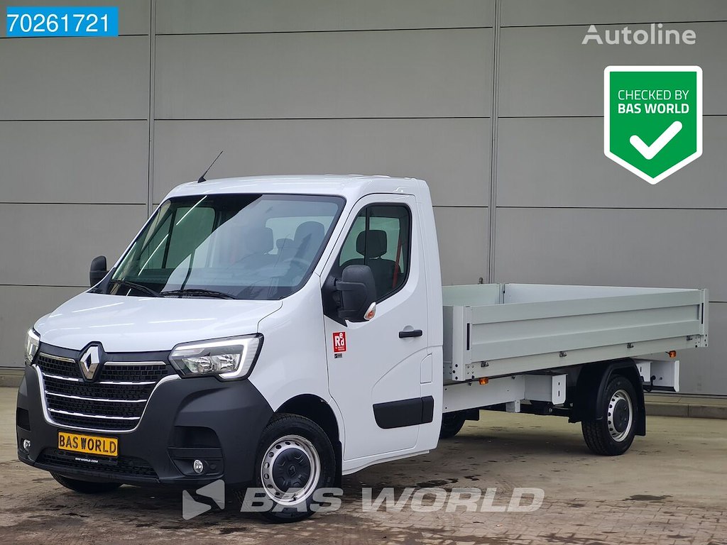 Novi Renault Master 165PK Nieuw! Open laadbak Trekhaak Pickup Airco Cruise Pr kamion s ravnom platformom < 3.5t