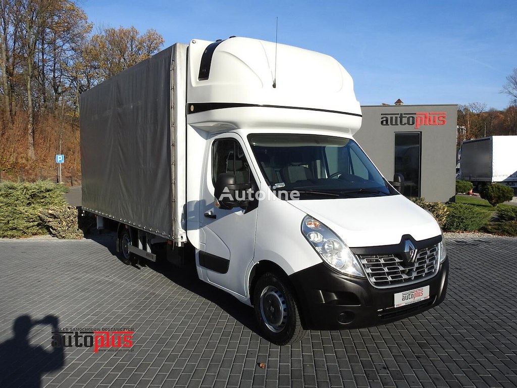 Renault MASTER PLANDEKA 10 PALET TEMPOMAT KLIMATYZACJA PNEUMATYKA 170KM kamion s ceradom < 3.5t