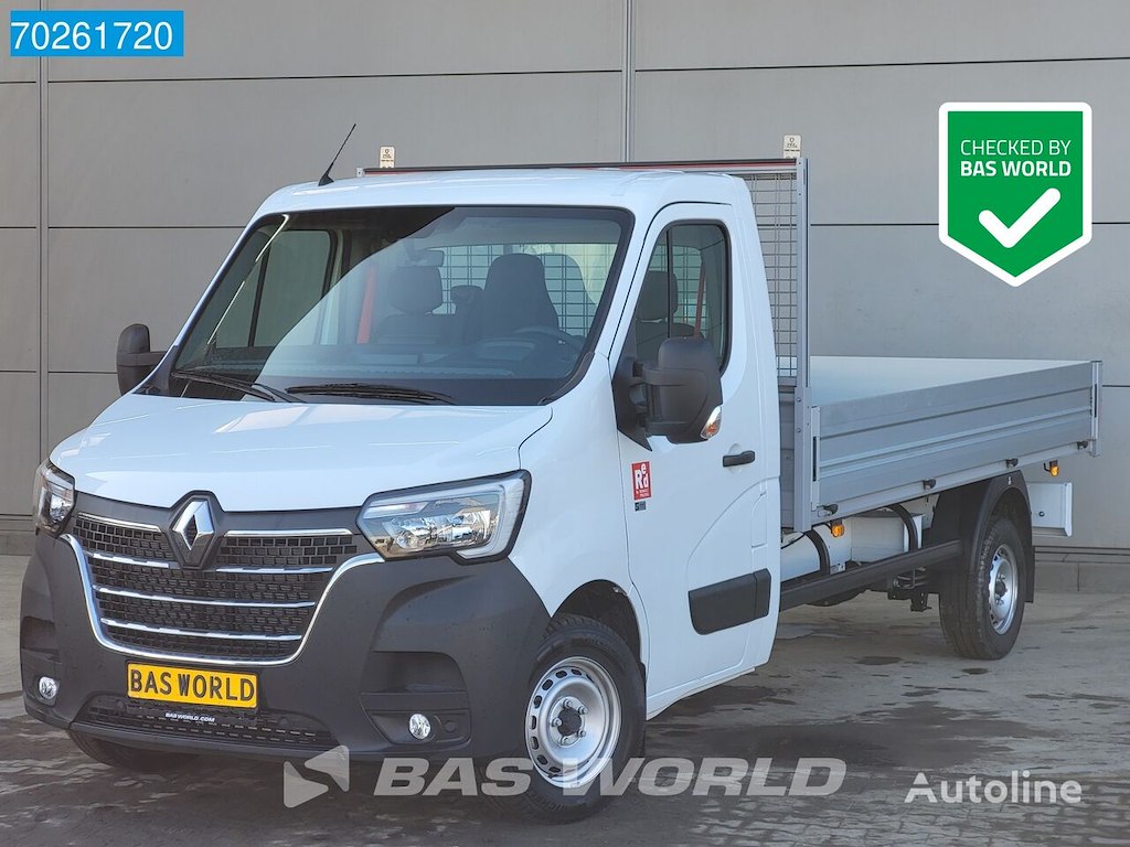 Novi Renault Master 165PK Nieuw! Open laadbak Trekhaak Pickup Airco Cruise Pr kamion s ravnom platformom < 3.5t