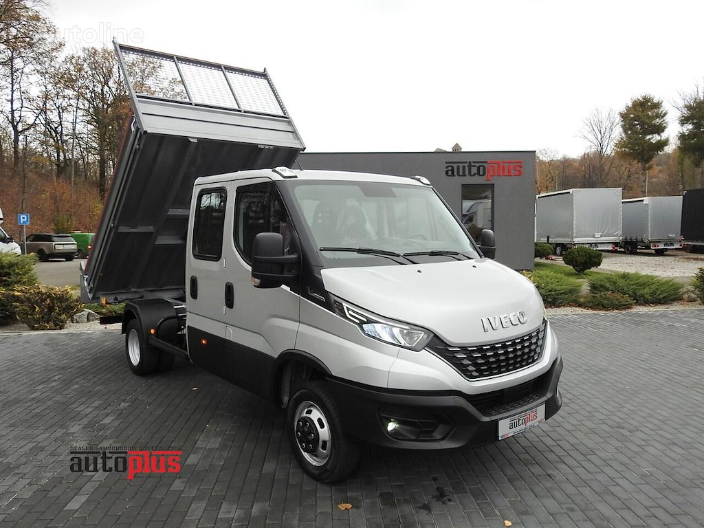 IVECO DAILY 35C14 WYWROTKA PODWÓJNA KABINA DOKA 6 MIEJSC TEMPOMAT NAWI kamion kiper < 3.5t