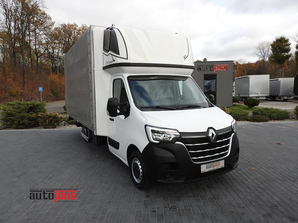 Renault MASTER PLANDEKA WINDA 10 PALET WEBASTO TEMPOMAT KLIMATYZACJA LED kamion s ceradom < 3.5t